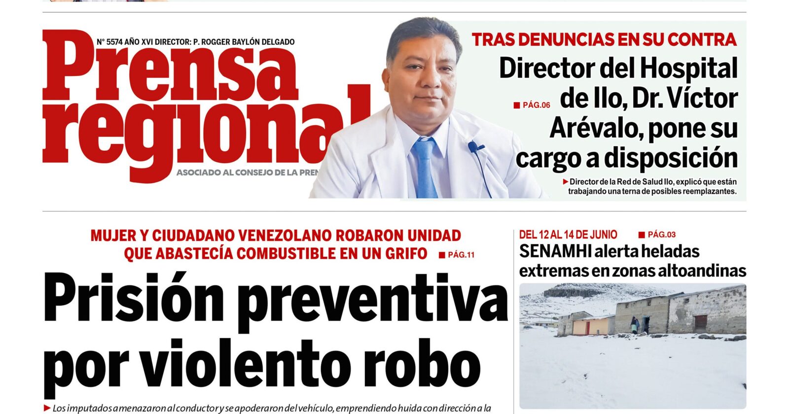 La Prensa Regional - Jueves 12 de junio de 2025 | La Prensa Regional